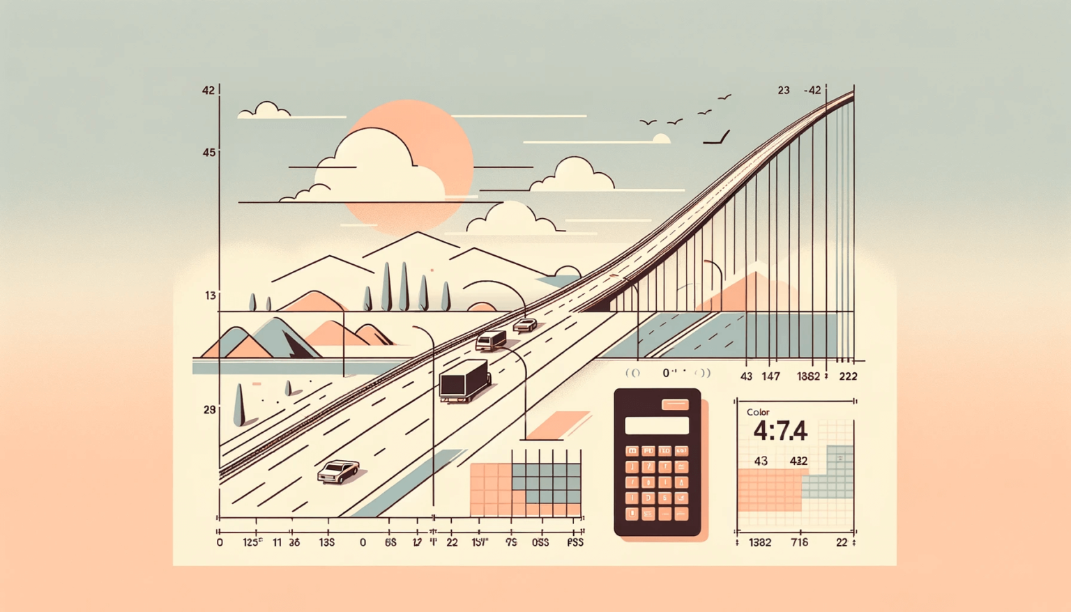 Transportation Highways Horizontal Curve Calculator - Highway Curve Tool